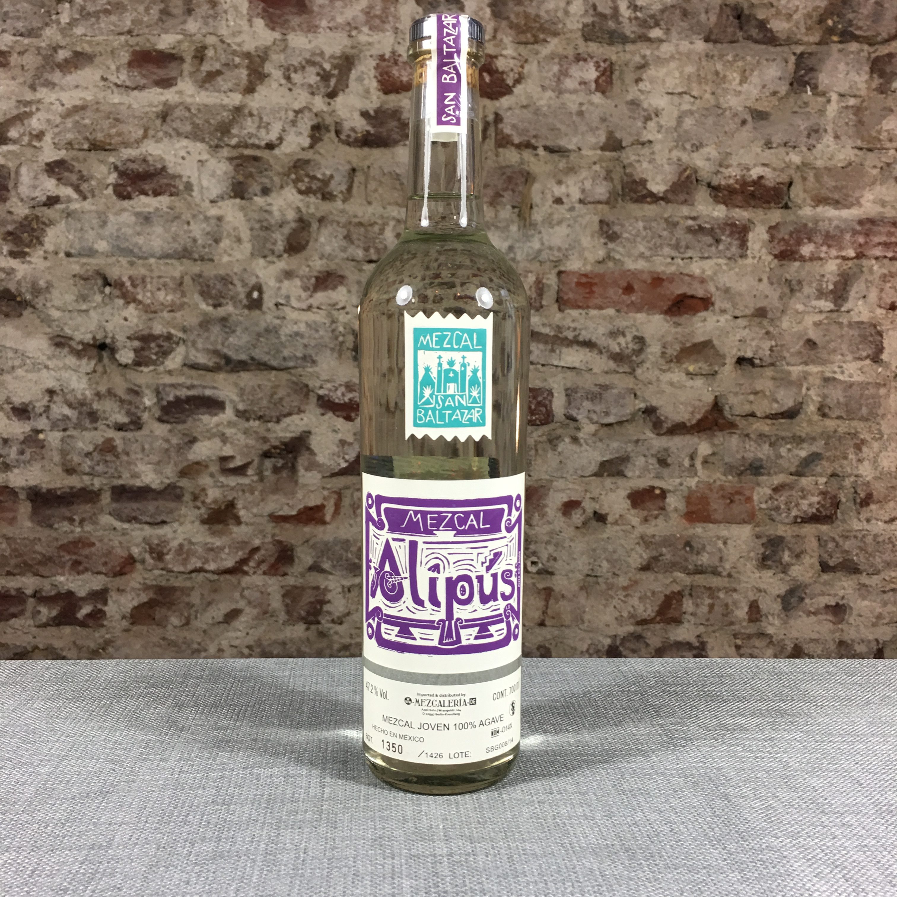 Alipus San Baltazar Mezcal 47,2% 0,7l | Belle Booze Cocktail Boutique